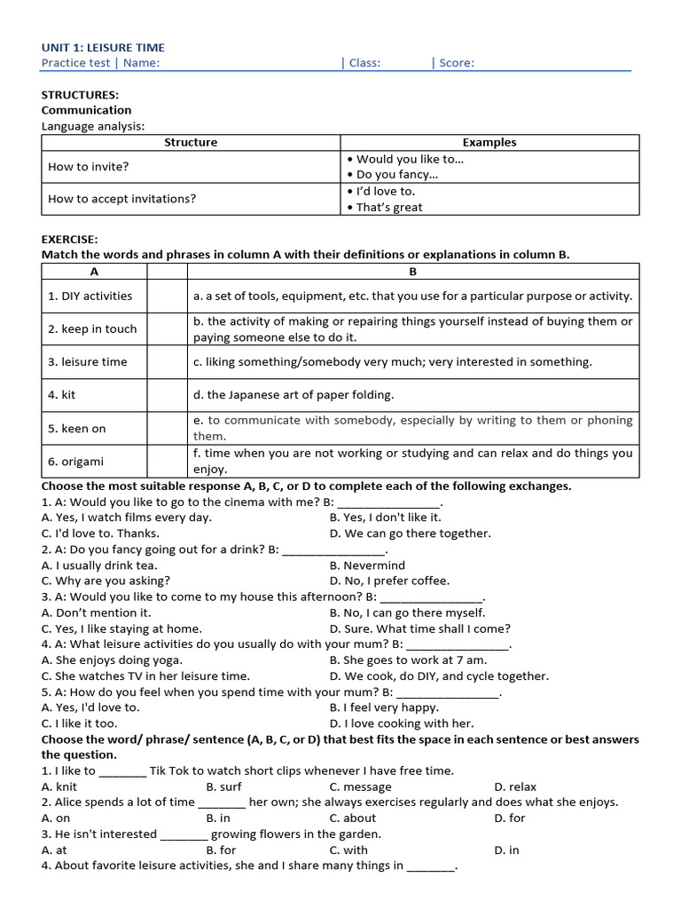 8A2 U1 Practice 2 | PDF