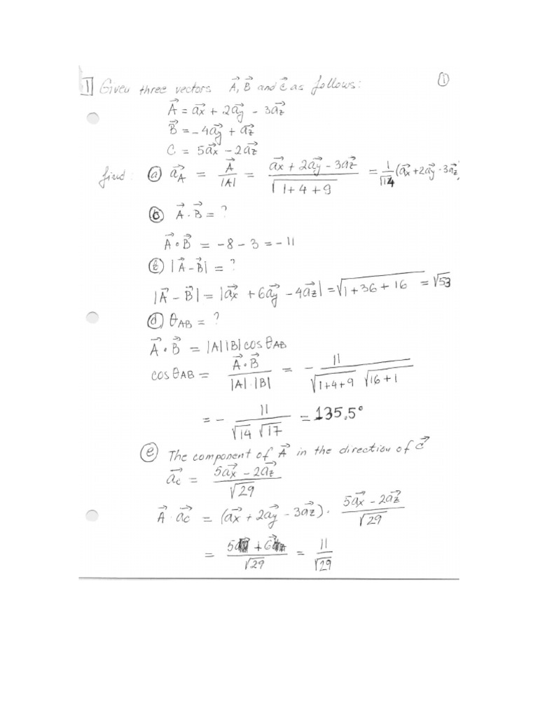 EM HW1-Solutions | PDF