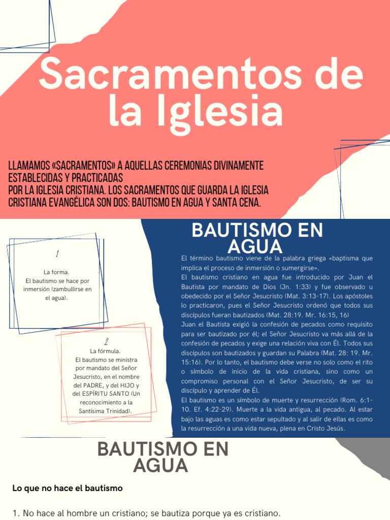 Sacramentos de La Iglesia | PDF