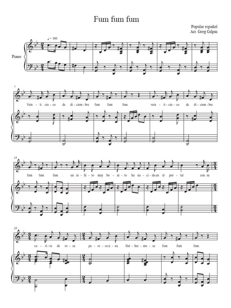 Fum Fum Fum Greg Gilpin | PDF
