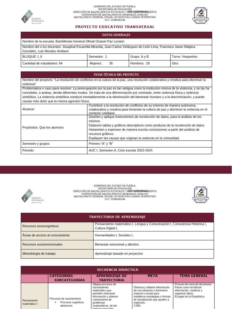 Final PEC OPL Vespertino | PDF
