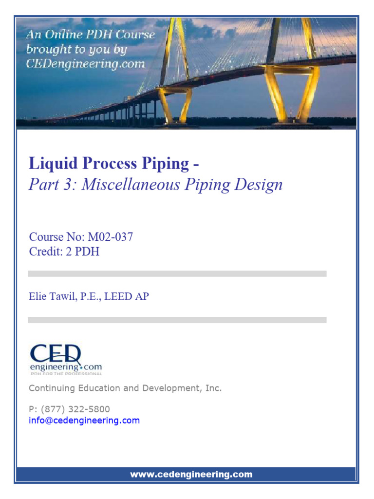 M02-037 - Liquid Process Piping - Part 3 - Miscellaneous Piping Design ...