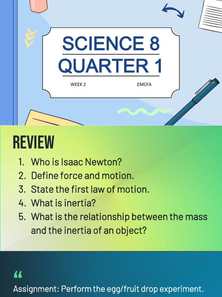 Science8_Q1_Week 2_Second Law of Motion | PDF