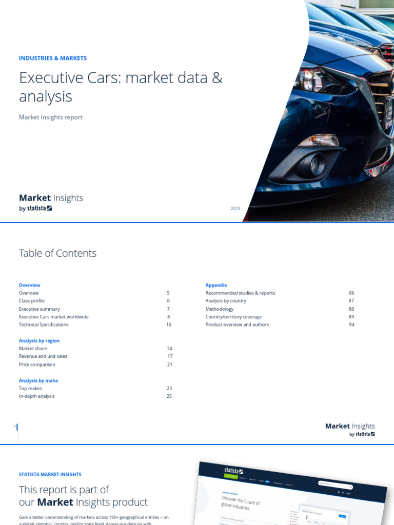 Study Id49988 Executive Cars Report | PDF