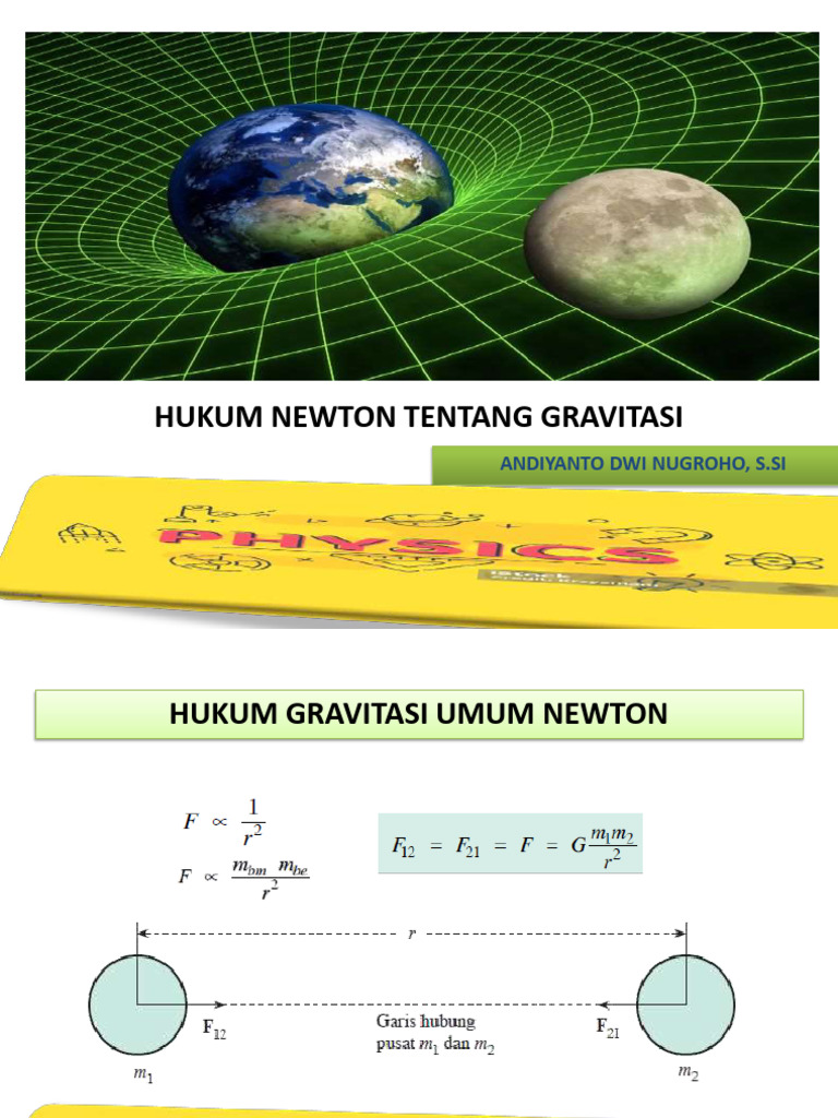 Hukum Newton Tentang Gravitasi | PDF