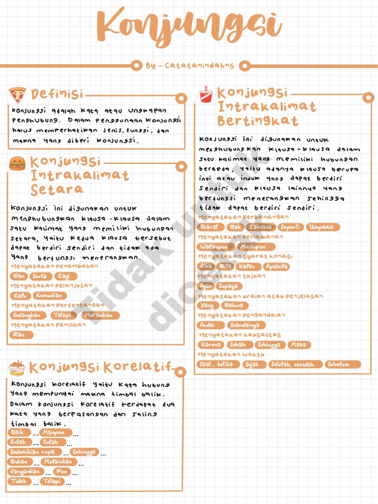 Konjungsi - TPS PBM by Catatanindahns | PDF