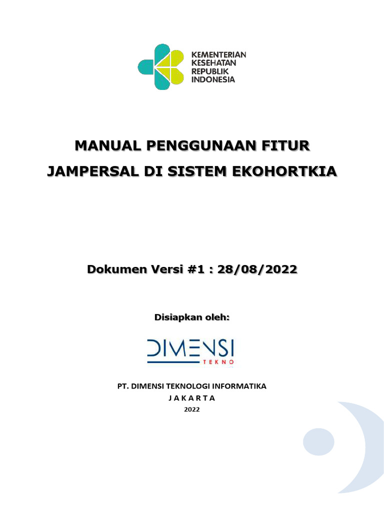 Manual Penggunaan Jampersal | PDF