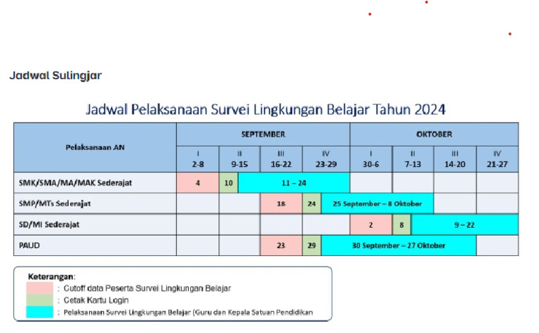 Jadwal Sulingjar | PDF