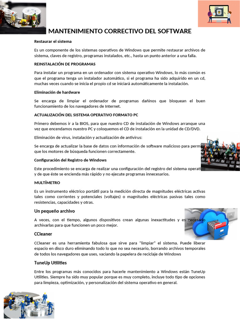 Mantenimiento Correctivo Del Software | PDF