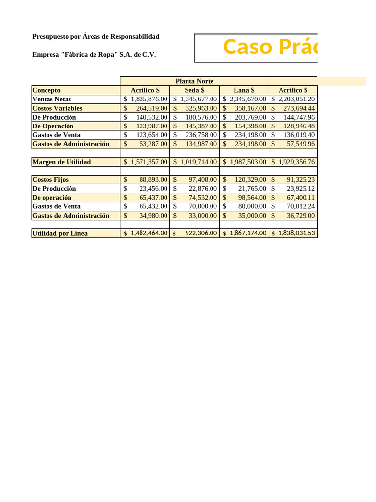 Caso Práctico 7 Presupuestos | PDF