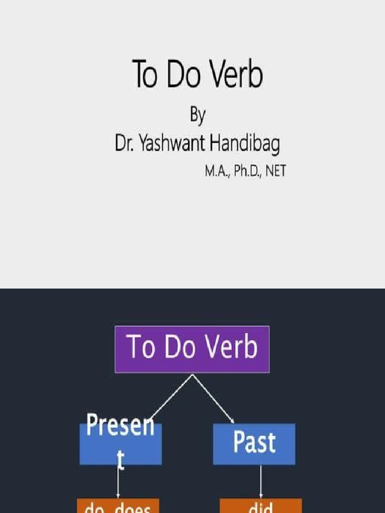 TO-DO-VERBS | PDF