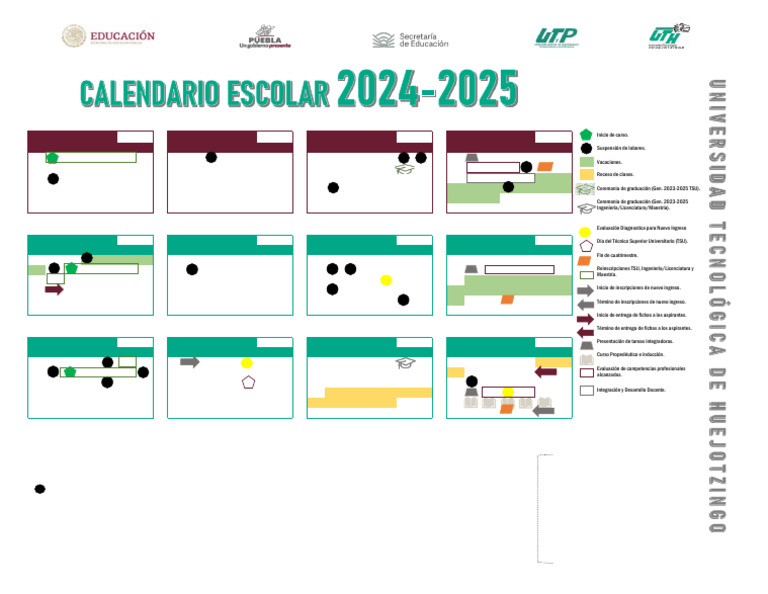 Calendario Escolar 2024 2025 | PDF