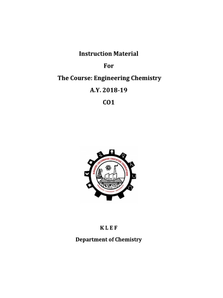 Chem 1 | PDF