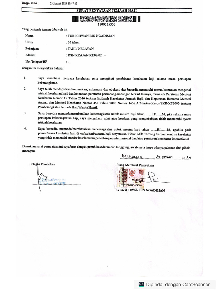 SP Tur Ichwan | PDF