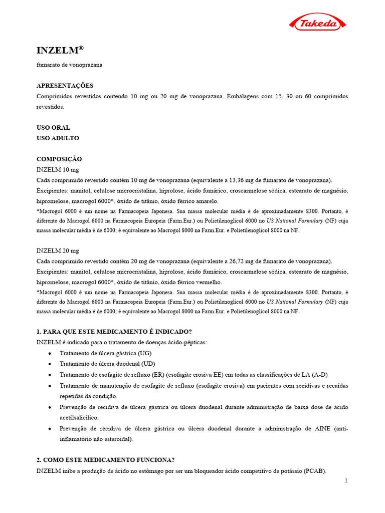 Inzelm_Bula_Paciente | PDF