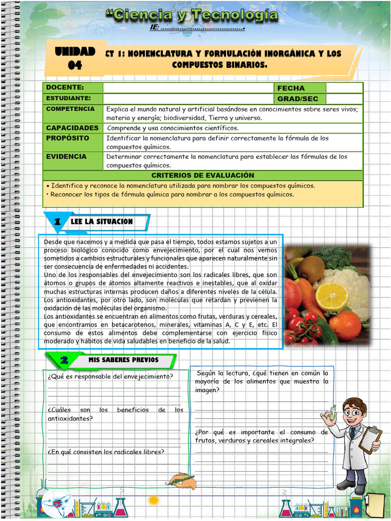 A-3º Act 1 Cyt Und 4 - Sem 1 | PDF