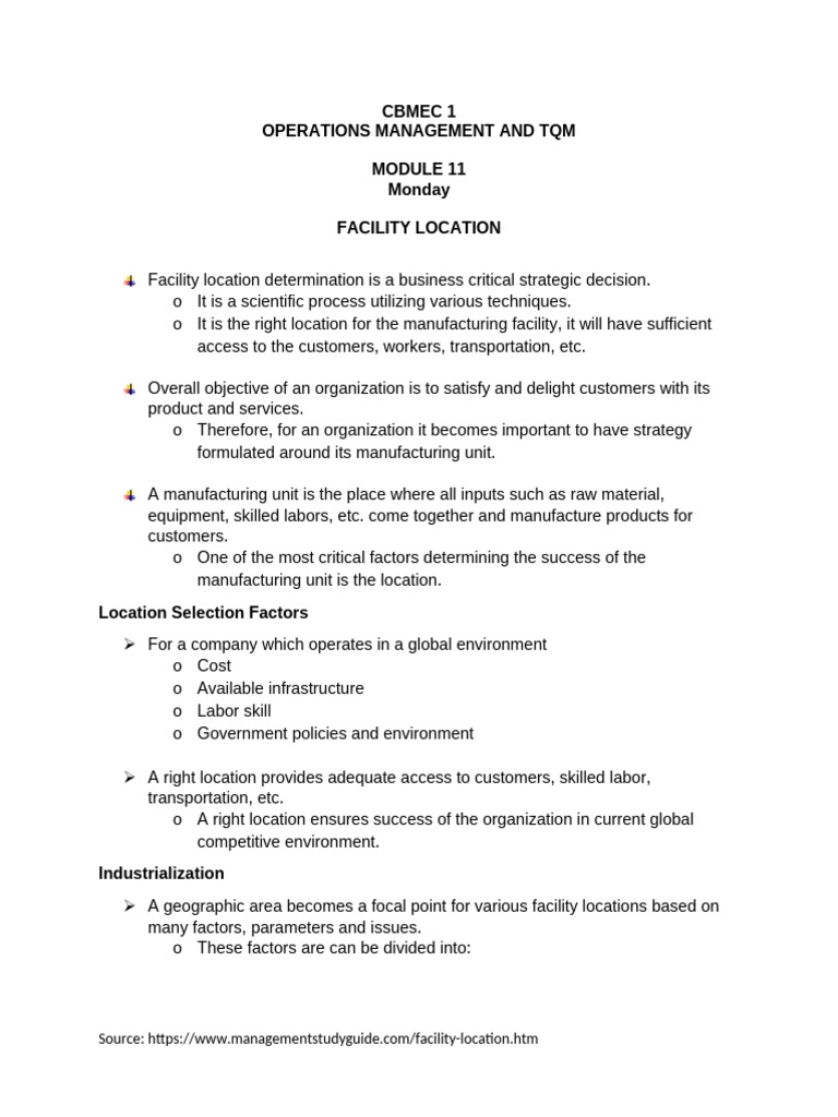Cbmec 1 M11 Mon | PDF