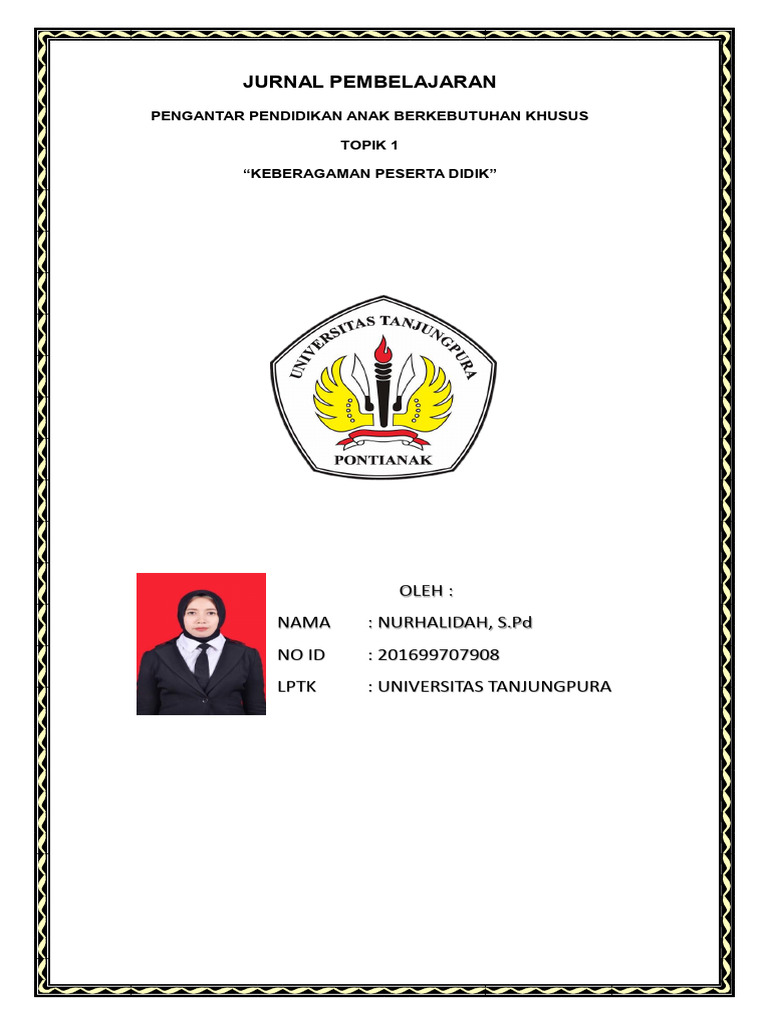 JURNAL PEMBELAJARAN Keberagaman Peserta Didik | PDF | Karier & Perkembangan | Kesehatan Holistik