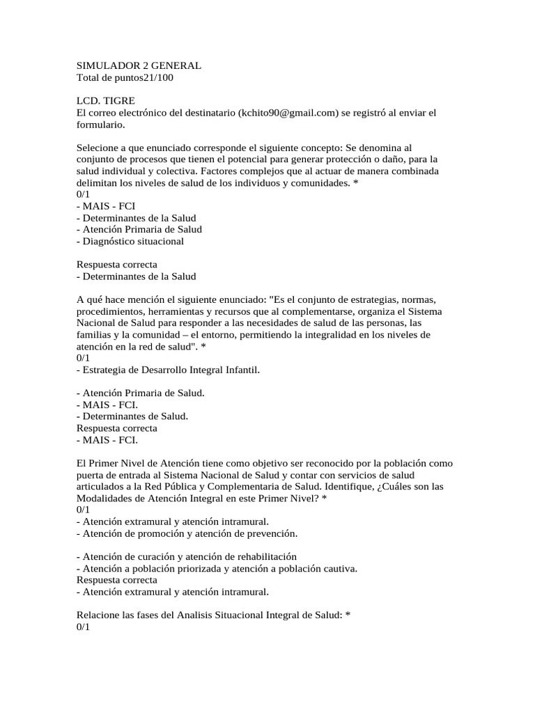 SIMULADOR 2 GENERAL nota baja | PDF