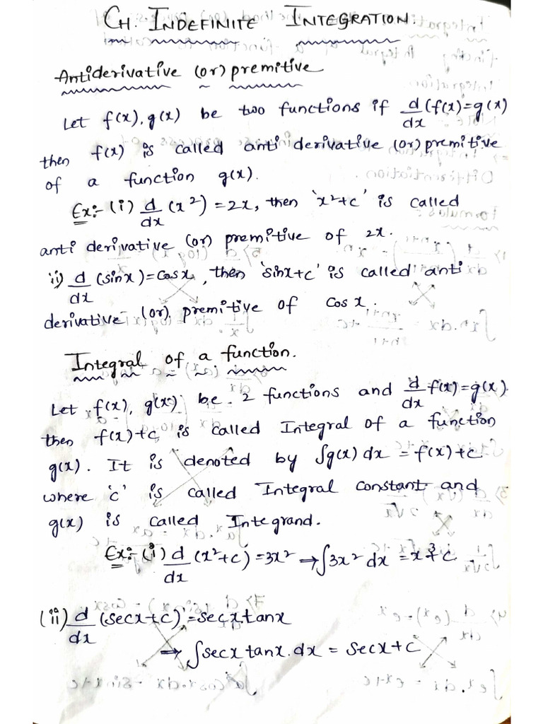 Integration Jee Module-1 | PDF