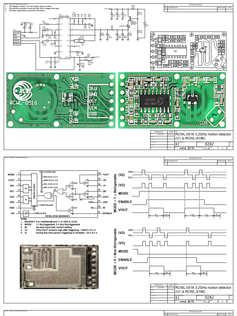 datasheetsRCWL 9196 | PDF