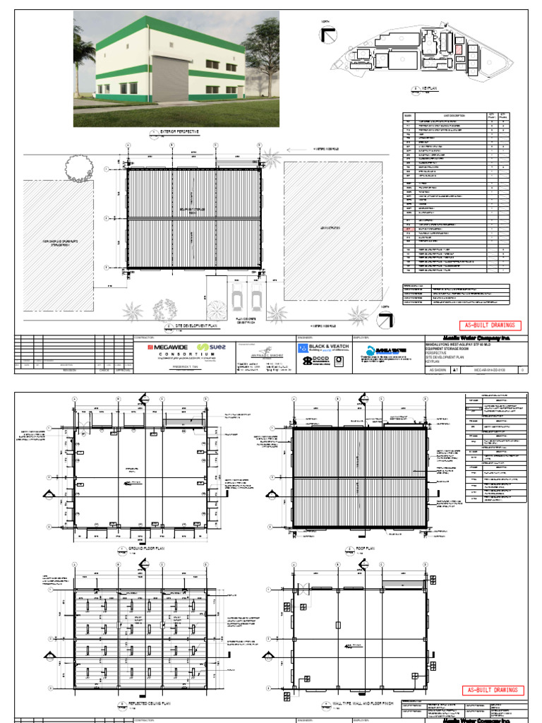 AS BUILT - Architectural Drawings - Equipment Storage Room (Rev. A ...