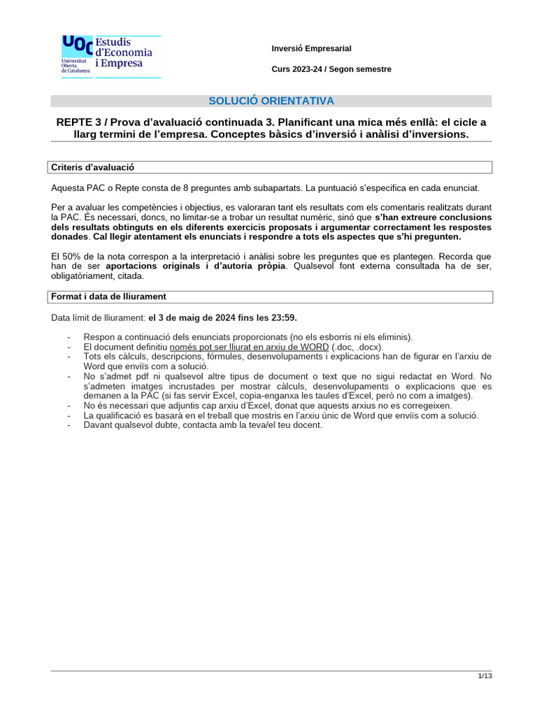 Sol Pec 3 2024 | PDF | Crecimiento personal y profesional | Negocios