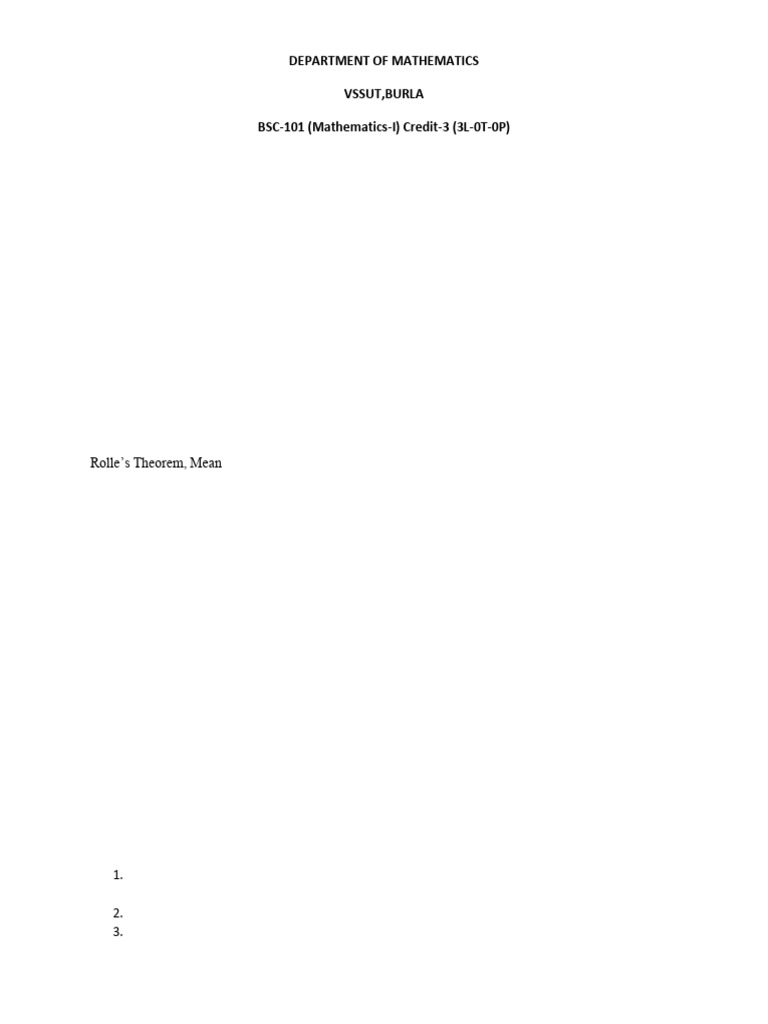 VSSUT Syllabus MATH NEP 2023 | PDF