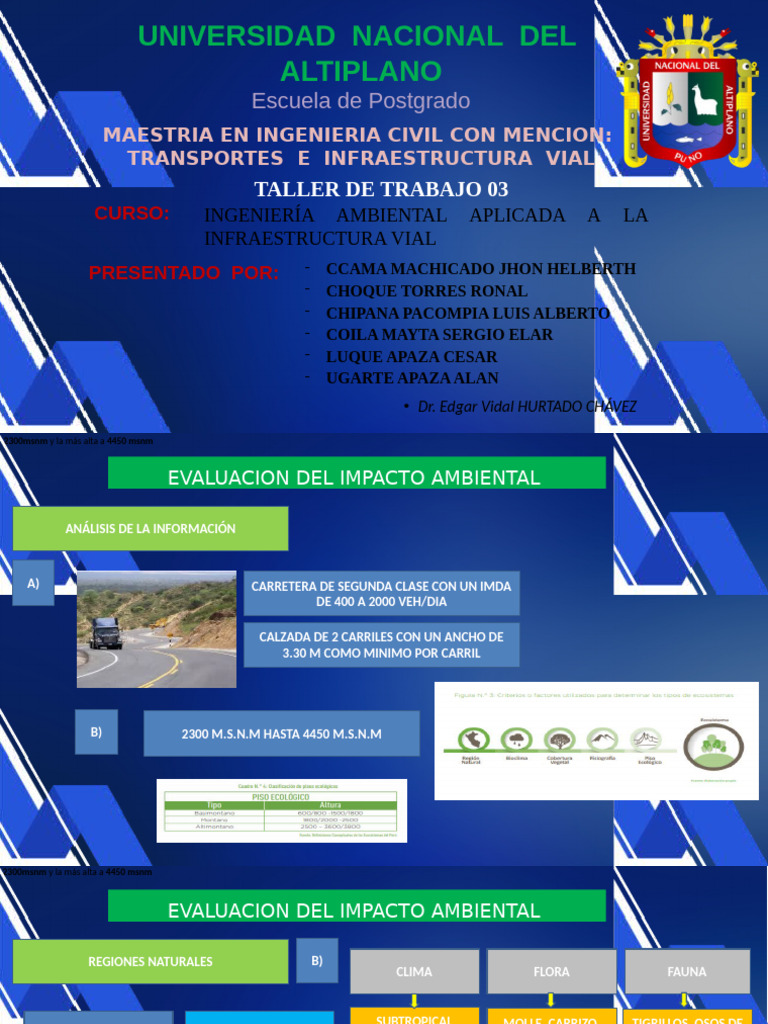 Taller 3 Exposicion Evaluacion de Impacto Ambiental | PDF