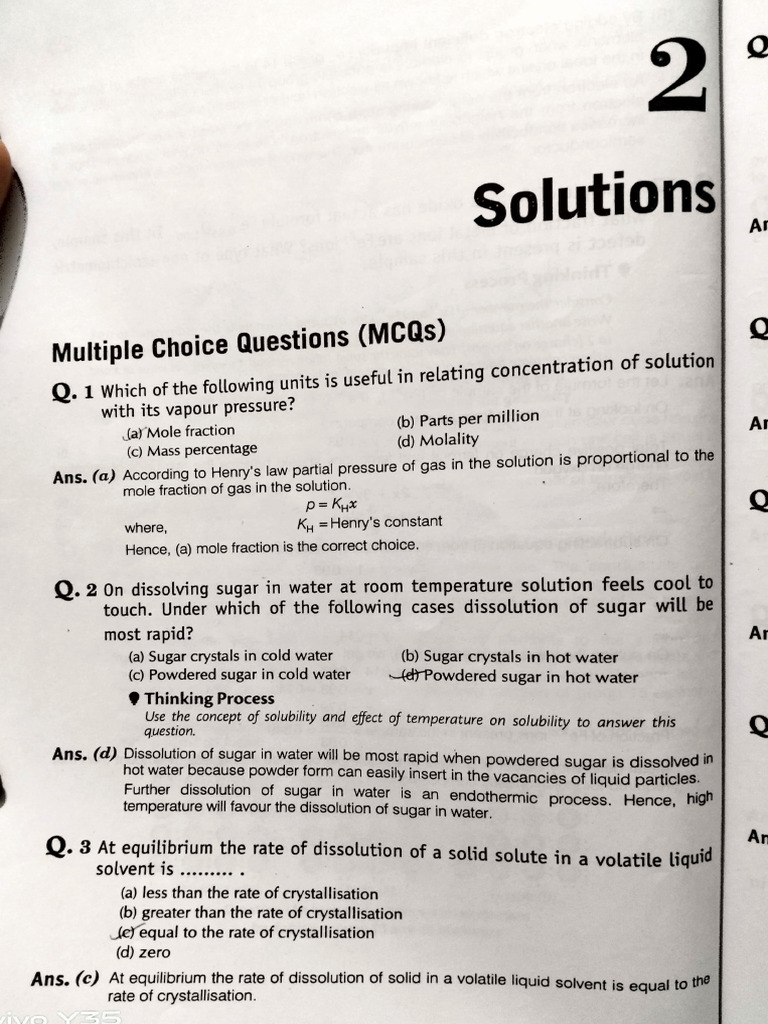Solution Exemplar NCERT | PDF