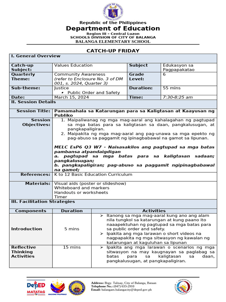 Catch Up - Week 7 | PDF