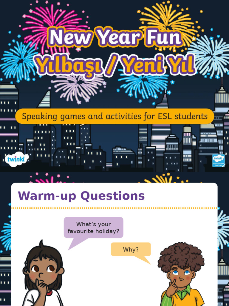 ESL New Year Fun | PDF