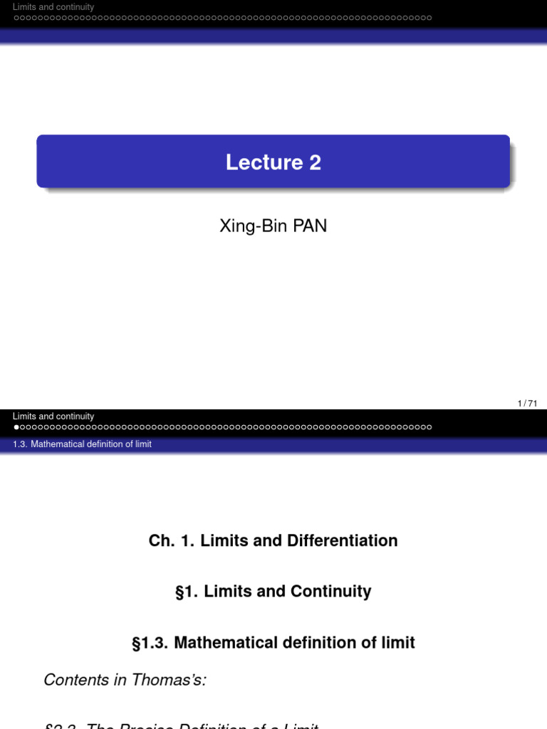 Lecture 2 | PDF