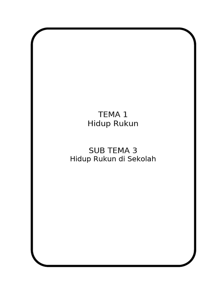 RPP Kelas 2 Tema 1 Sub Tema 3 | PDF | Languages | Foreign Language Studies