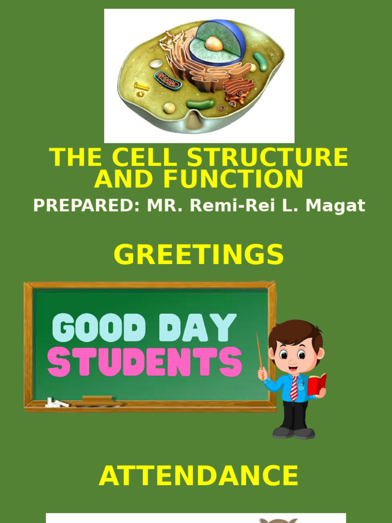 Week 2 Cell Function Structure Pdf