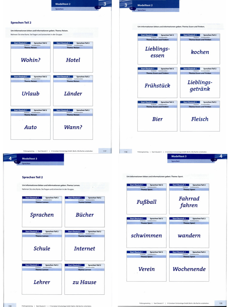 Sprechen A1 | PDF