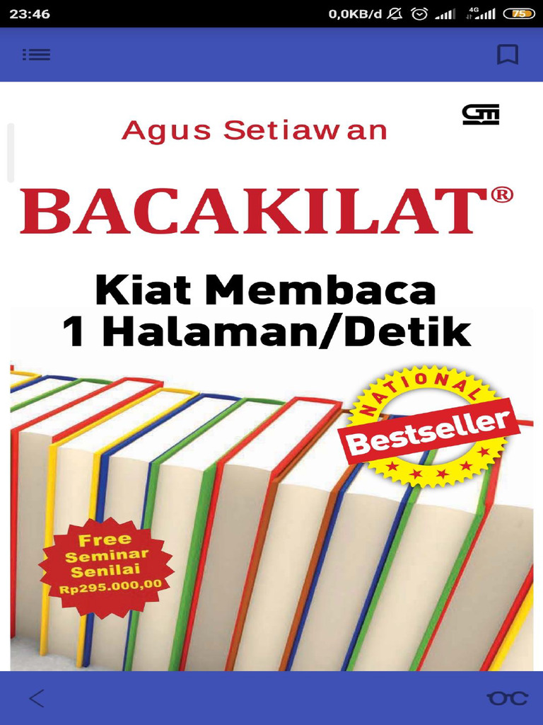 Baca Kilat-Membaca 1 Halamandetik | PDF