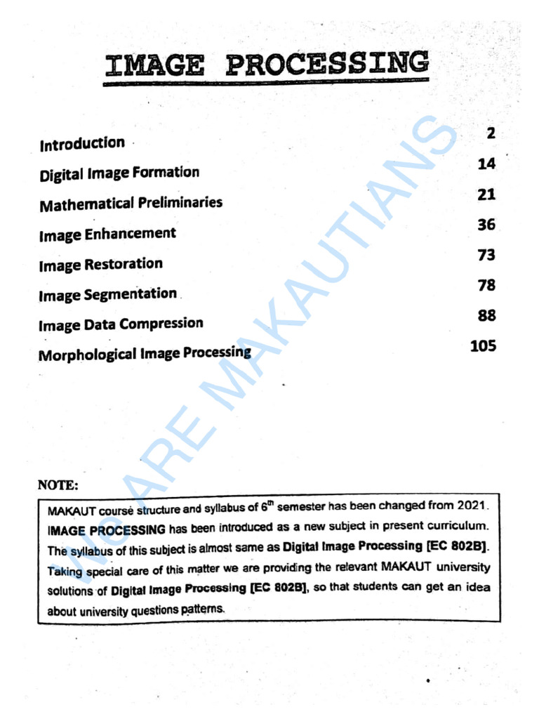 Image Processing | PDF