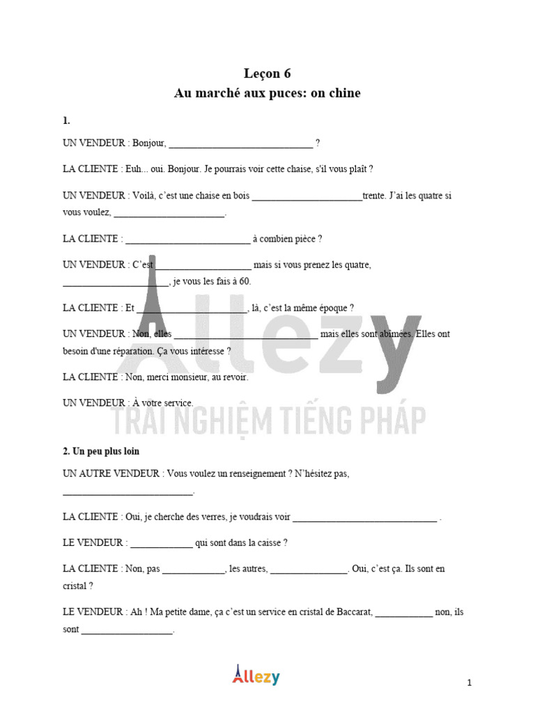 CO - Leçon 6 | PDF