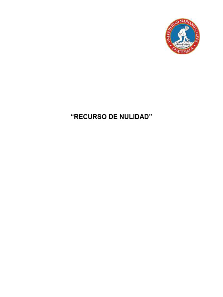 NULIDAD | PDF