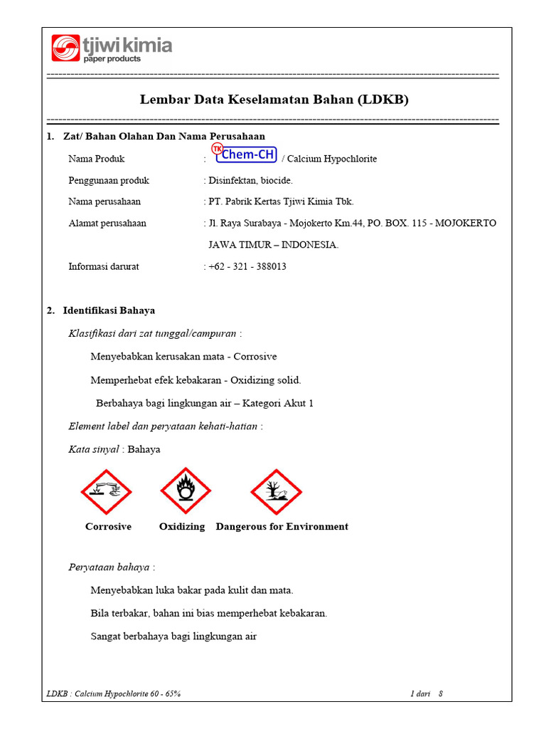 bubuk msds ini bisa | PDF