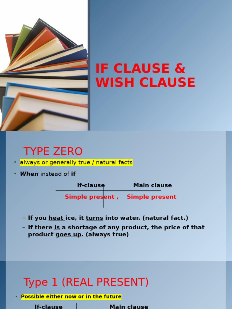 If Clause & Wish Clause (6668) | PDF