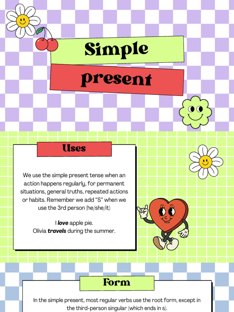 Simple Present and Simple Past | PDF | Grammatical Tense | Verb