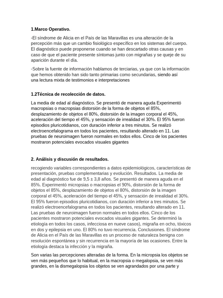Marco Operativo | PDF