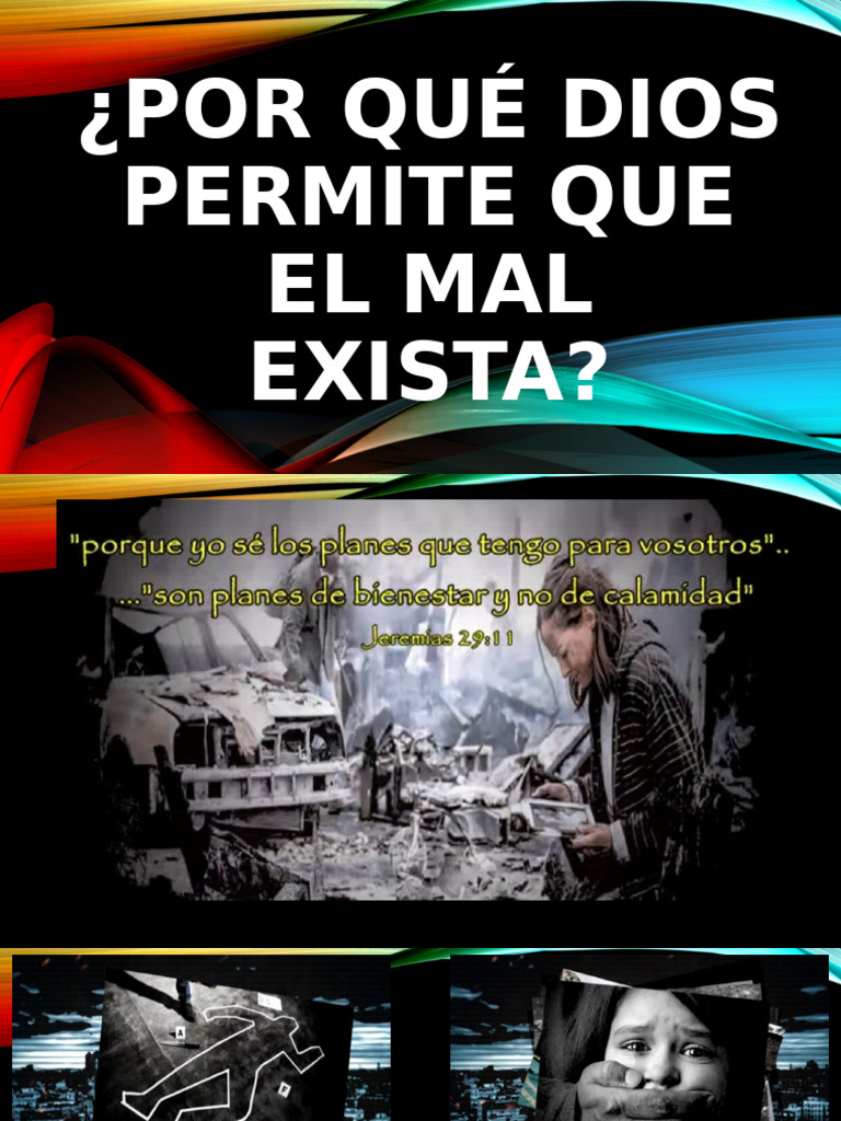 Sermon Por Qué Dios Permite Que El Mal | PDF