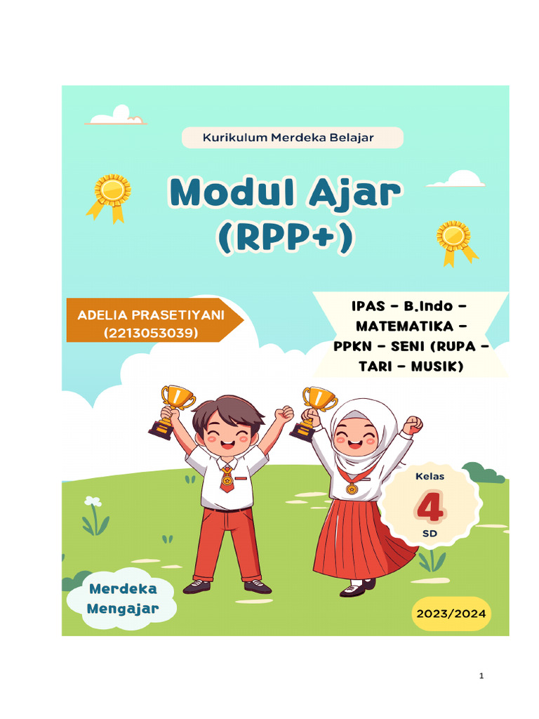 UTS - Modul Ajar - Adellia Prasetiyani - 2213053039 - 4G - B3 | PDF
