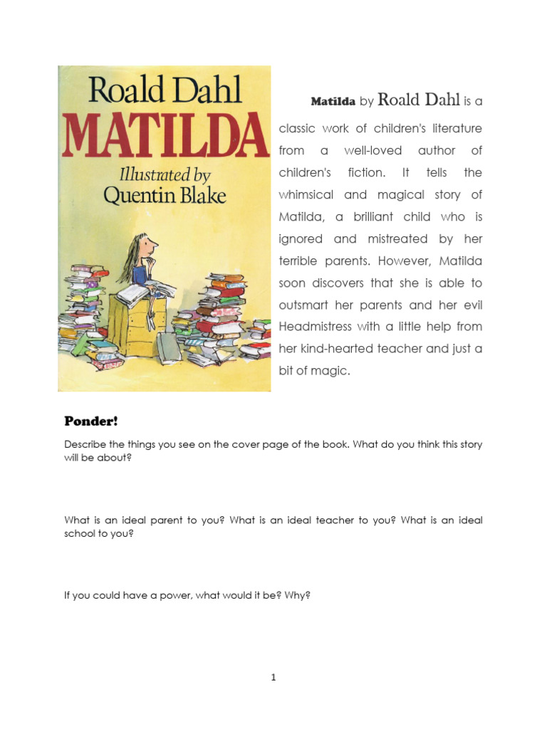 Matilda Module | PDF