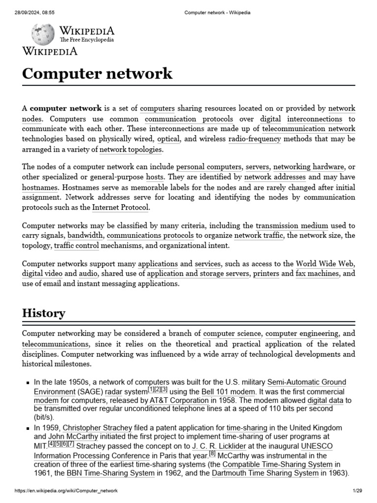 Computer network | PDF