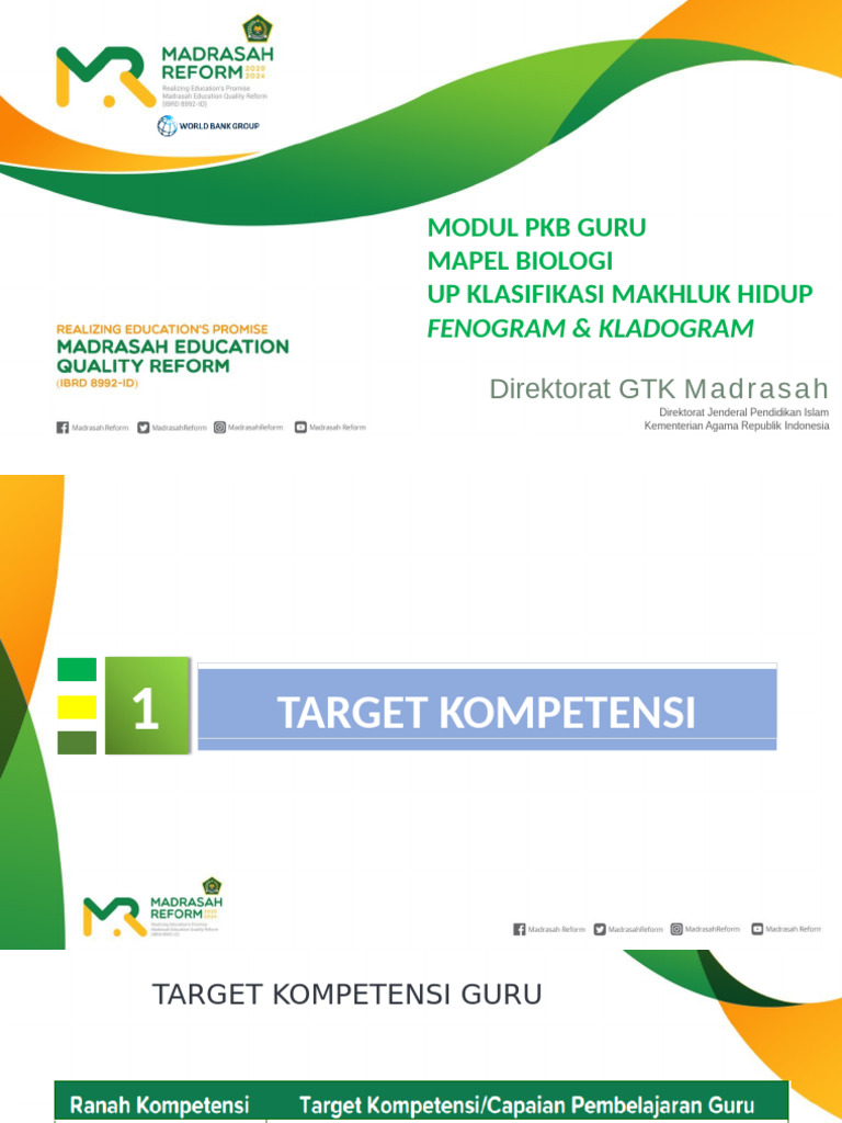 UP 1. KLASIFIKASI MH - Fenogram-Kladogram Revisi | PDF