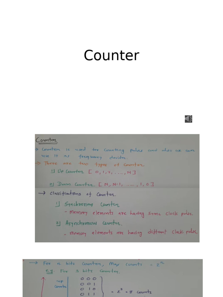 Lecture38-39 Counter | PDF